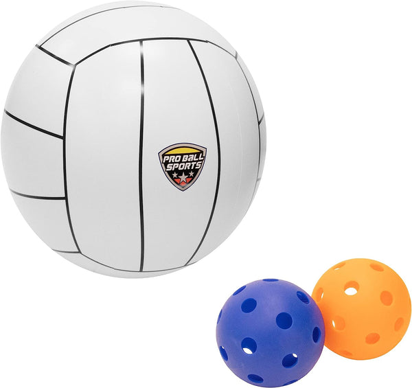 ProBall 2 in 1 Pickleball and Volleyball Inflatable Pool Net Set – Pro ...