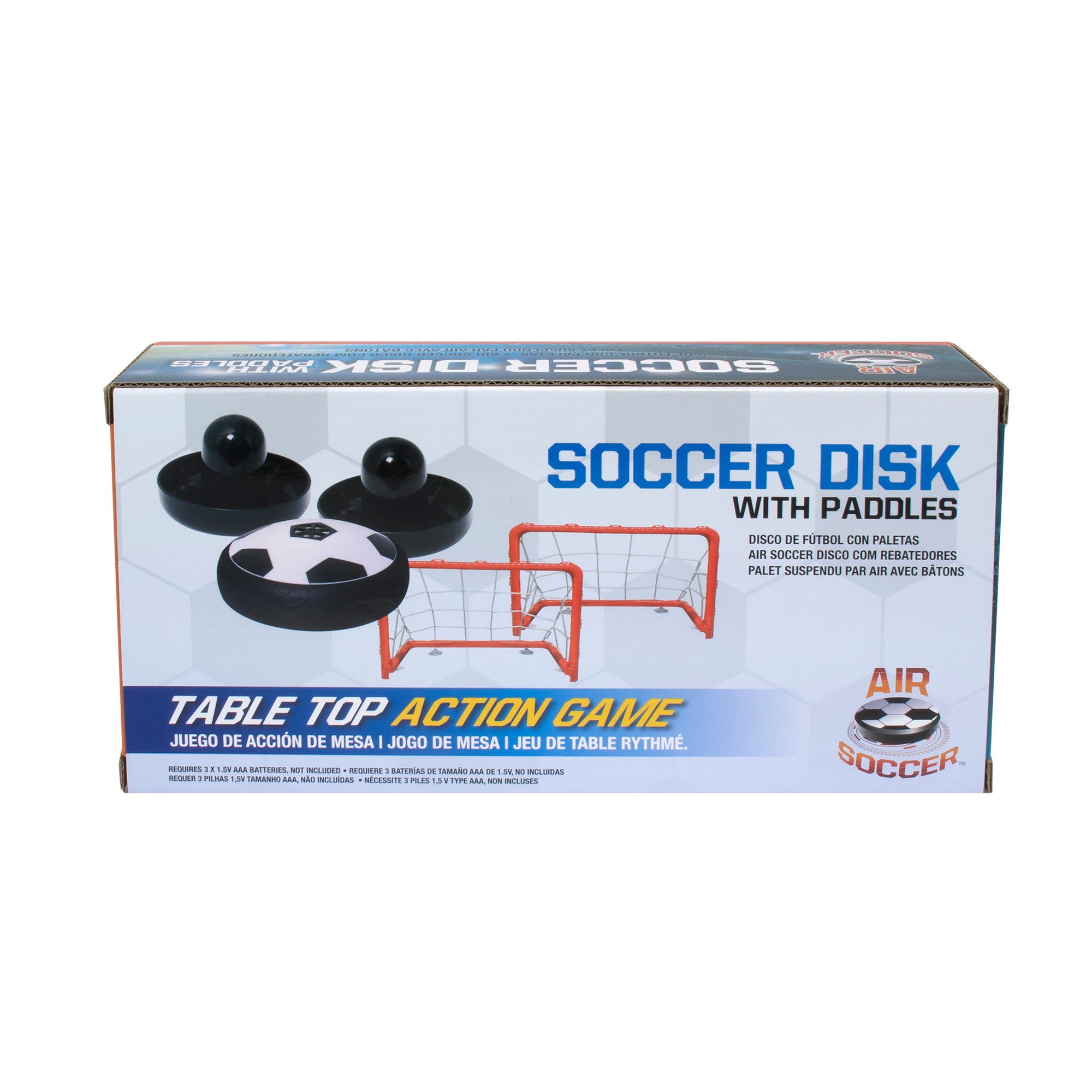 Air Soccer Set with Paddles & Nets Action Game - Maccabi Art