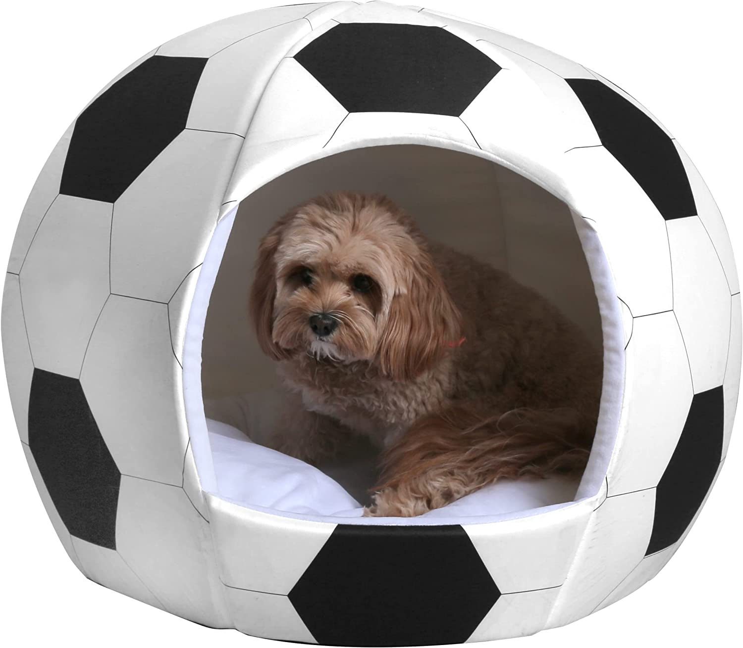 Soccer - Sport Ball Pet Bed - Small - Maccabi Art